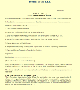 FIR: 10 Tips on Filing First Information Report with Police - StrictlyLegal