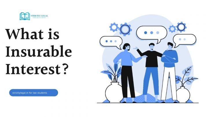 The doctrine of Insurable Interest: Meaning and Case laws - StrictlyLegal