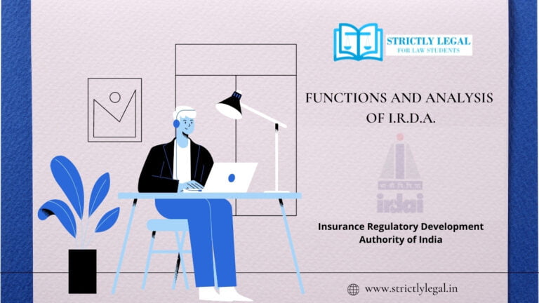 Analysis: Functions of IRDA - StrictlyLegal