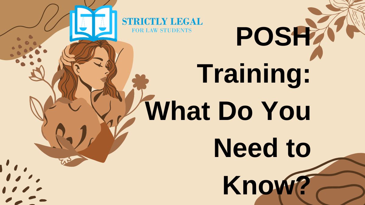 POSH Training: What Do You Need to Know? - StrictlyLegal